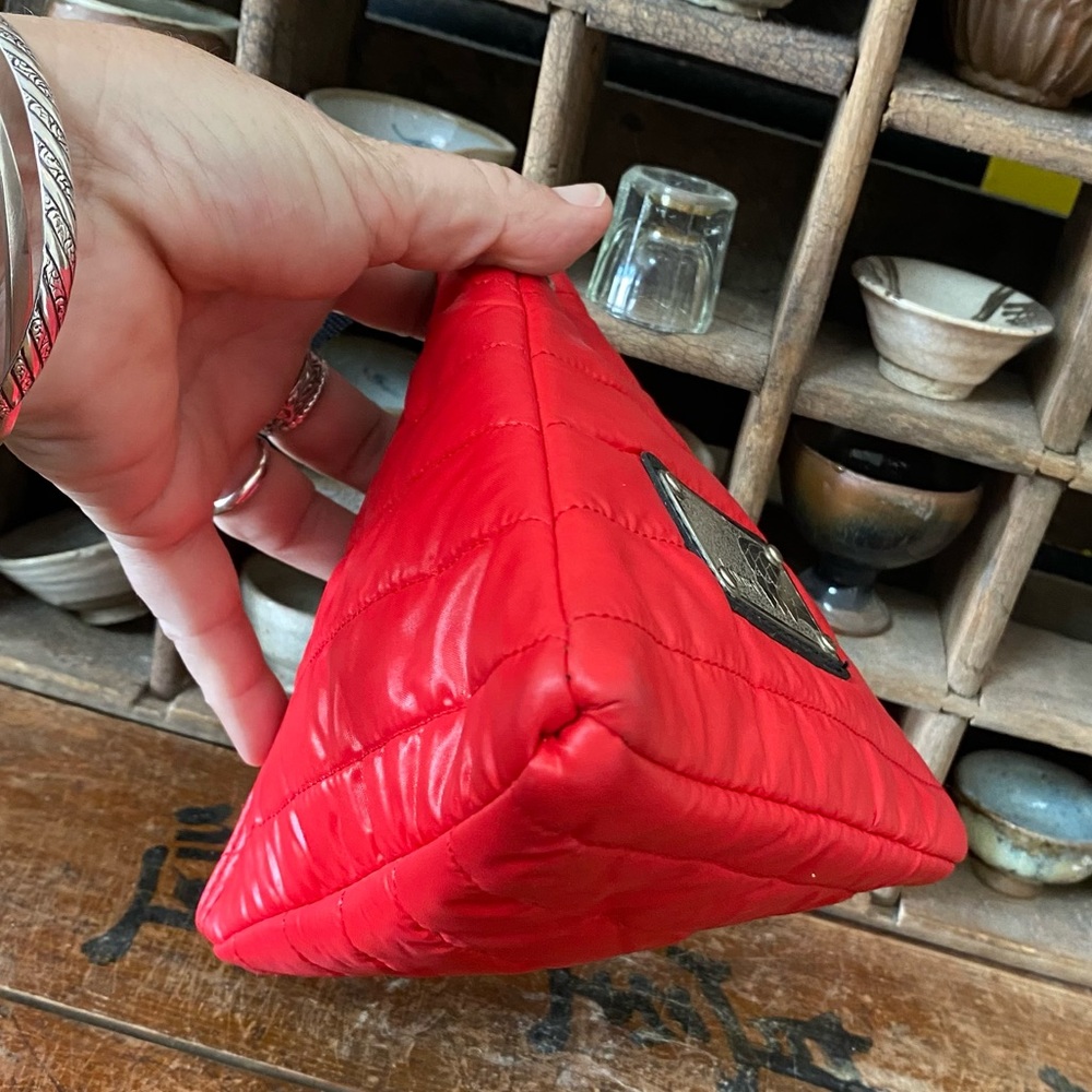 Vintage Kansai Triangular Mini Bag Triangle Shape 3d … - Gem